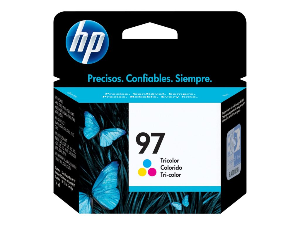 HP 97 - color (cyan, magenta, yellow) - original - ink cartridge ...