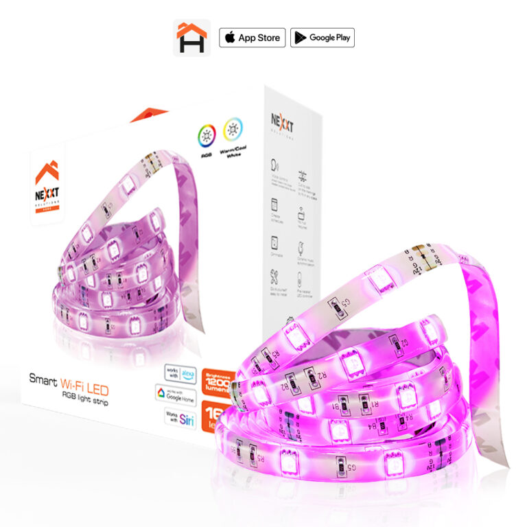 Nexxt Solutions Smart - light strip - LED - RGB light - Promotech